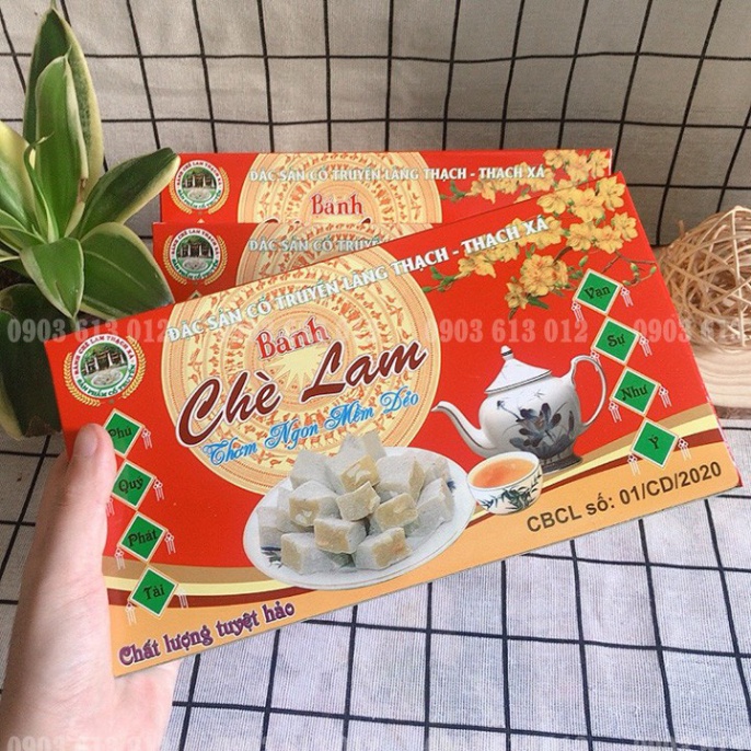 2 hộp bánh chè lam 500G 💙FREESHIP💙 Chè lam Thạch Xá Thạch Thất siêu mềm ...