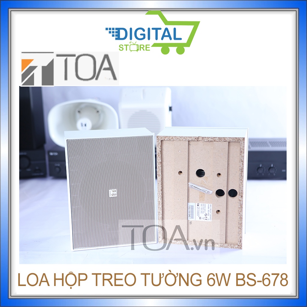 Loa hộp treo tường 6W: TOA BS-678 [ Hàng chính hãng ] | Shopee Việt Nam