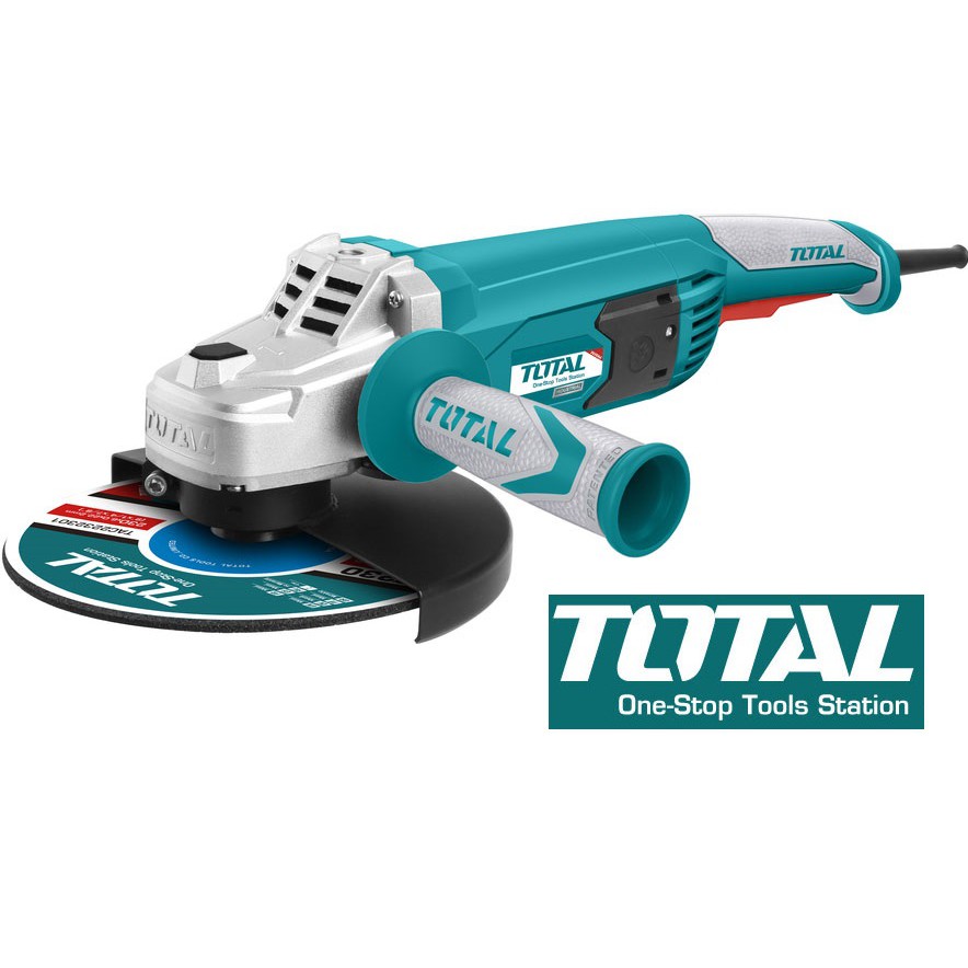 TOTAL Máy mài góc cầm tay Đĩa 230mm 9inch 2350W Angle Grinder TG1242306 ...