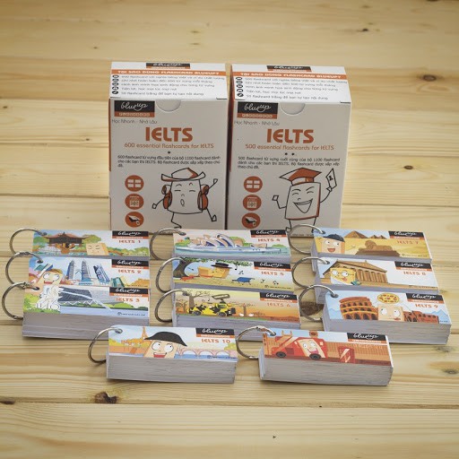 COMBO 1100 FLASHCARD IELTS BLUEUP 2 PHẦN | Shopee Việt Nam
