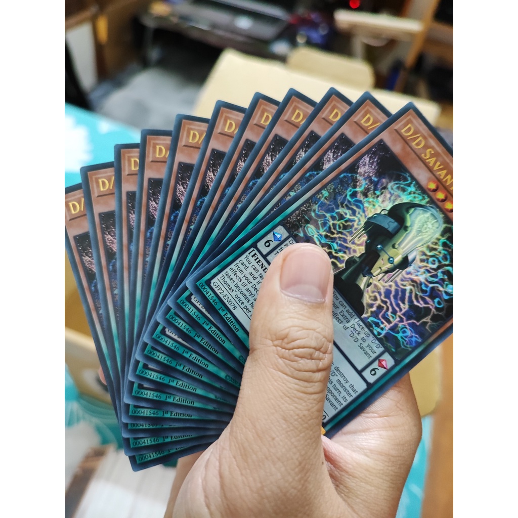 [Yugioh Funny Shop] 1 lá thẻ bài D/D Savant Thomas - GFP2-EN078 - Ultra ...