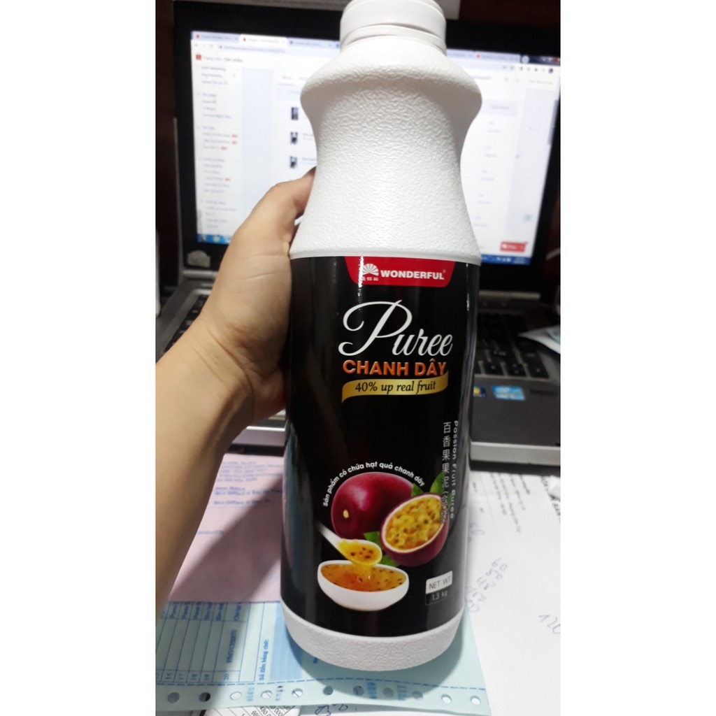 Pure chanh leo Wonderful chai 1.3kg | Shopee Việt Nam