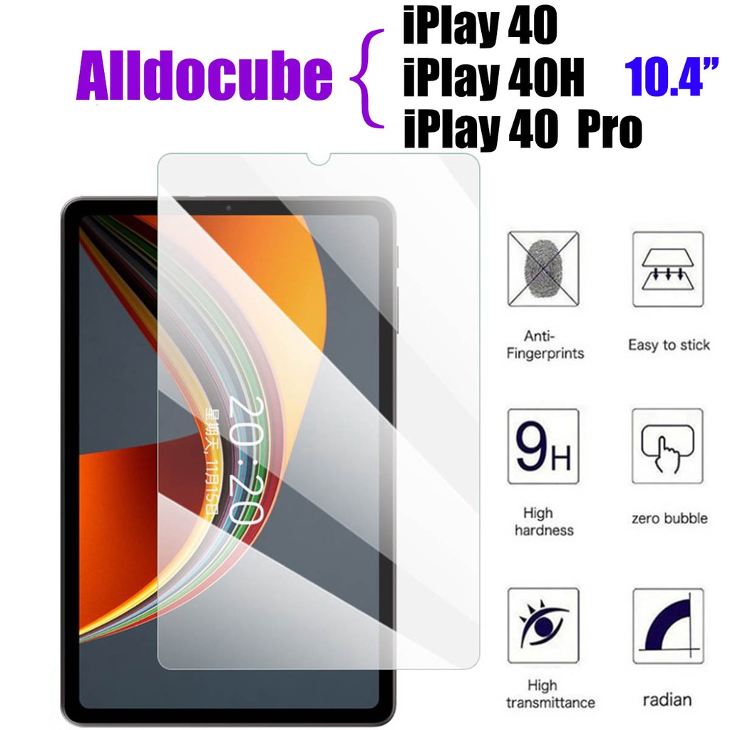 Kính cường lực bảo vệ màn hình cho Alldocube iPlay 40 iplay40 40 Pro 40H 10.4 '' Phim bảo vệ màn ...
