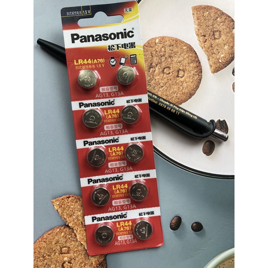 Pin LR44, A76, AG13 - Pin cúc áo MITSUBISHI LR44 vỉ 10 viên | Shopee ...