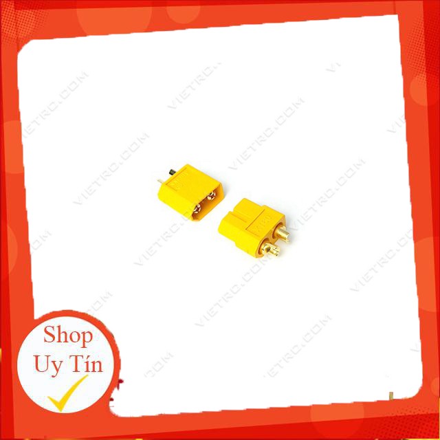 Jack XT60/XT60H cho pin lipo của tàu, xe, máy bay điều khiển từ xa (cặp đực cái) | Shopee Việt Nam