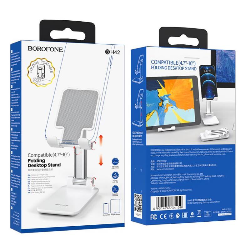 Giá đỡ điện thoại, máy tính bảng BH42 Chính Hãng Borofone - Cứng cáp - Chắc chắn - Bền bỉ hđ ...