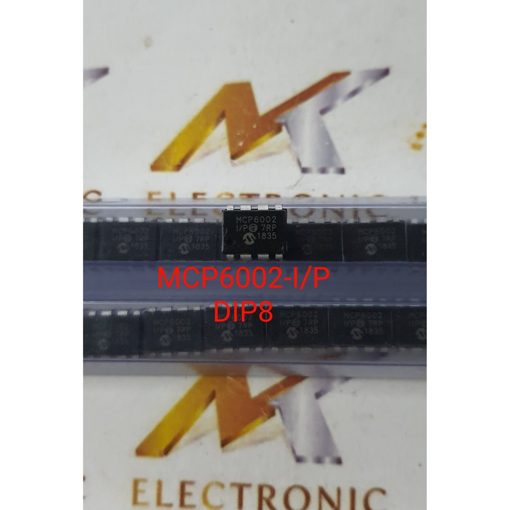 MCP6002-I/P 6002 MCP6002 DIP8 IC Nguồn, Op Amp Dual GP R-R I/O 6V ...