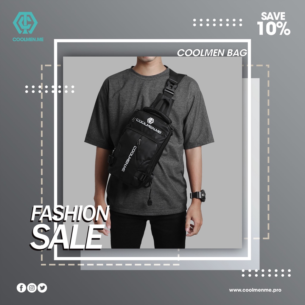 CM Coolmen Bag-Trending Bag- Fast Charging-Back To School-Water Roof ...