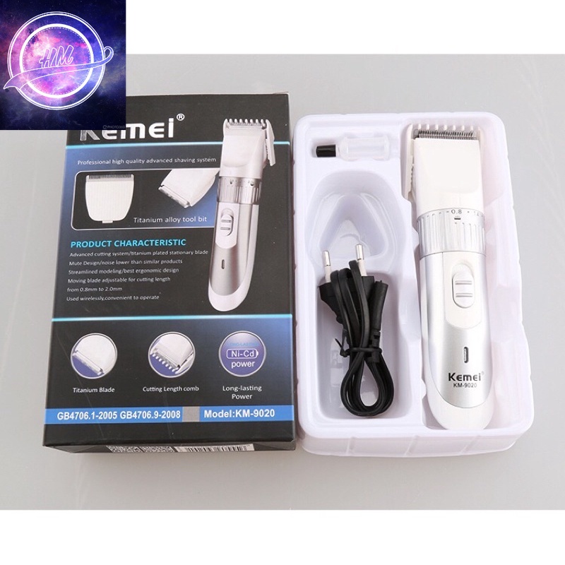 Tông đơ cắt tóc gia đình Kemei 9020 chính hãng , tăng đơ người lớn ...