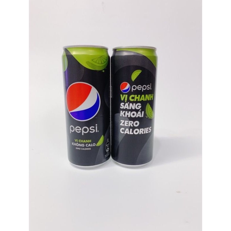 pepsi vị chanh không calo 330ml | Shopee Việt Nam