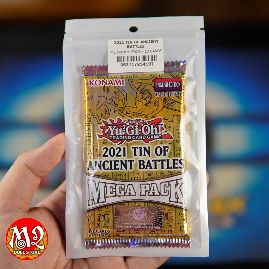Gói thẻ bài Yugioh Mega Pack 2021 Tin of Ancient Battles Booster Pack - 18 lá bài nhập khẩu từ ...
