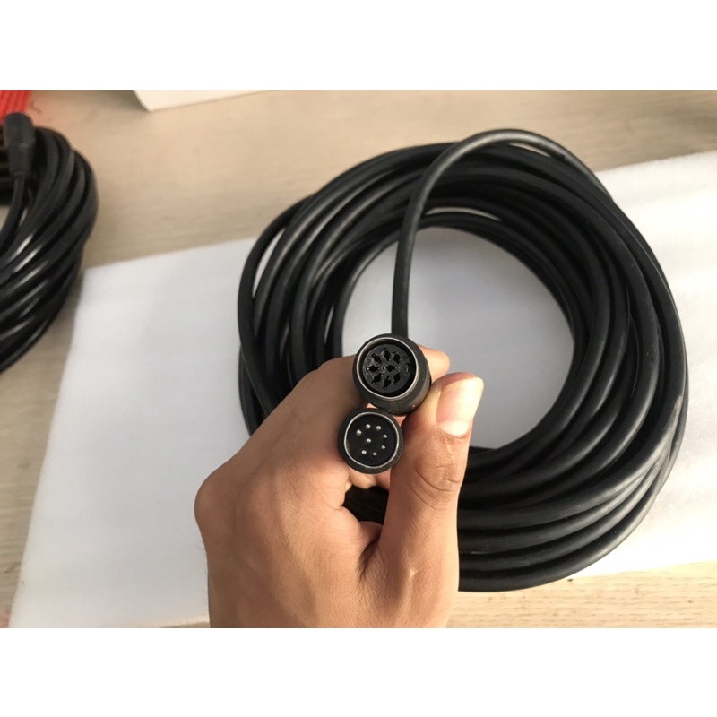 Dây mic hội nghị 8 chân, Cap nối dài micro 8 Pin 10M || cap micro phòng ...