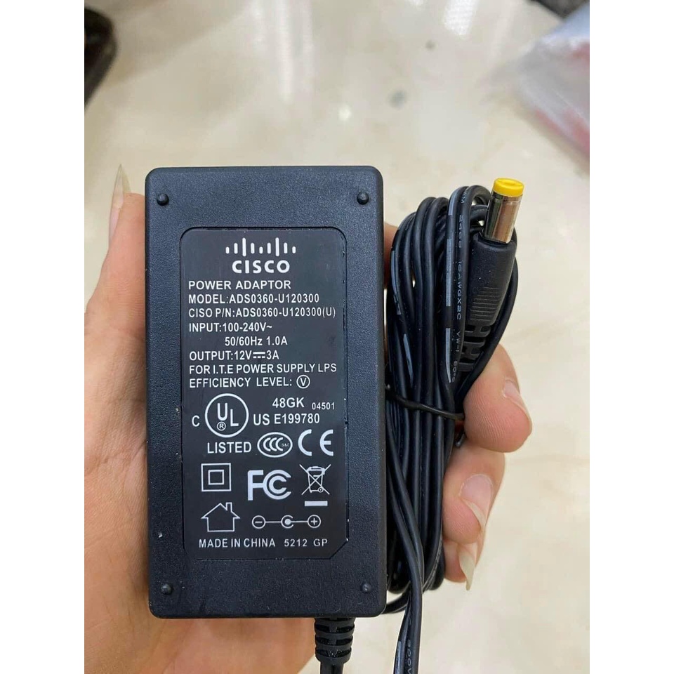 Adapter Cisco 12V 3A [XỊN NHẤT chạy từ 2-3 camera] GIÁ TỐT NHẤT SHOP ...