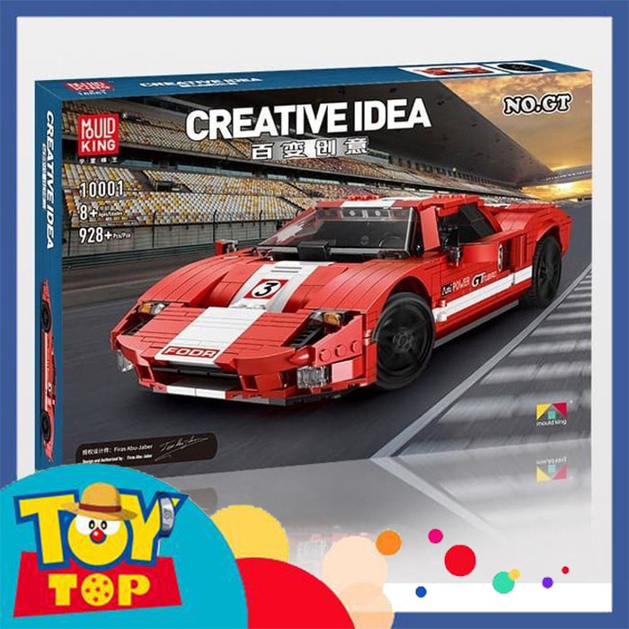 Đồ chơi lắp ráp ô tô ghép siêu xe đua Ford GT Red Phantom - Creative ...