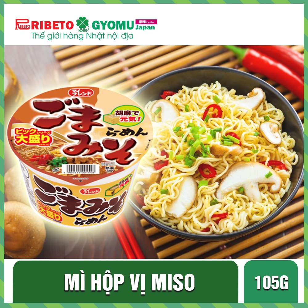 Mì hộp ăn liền ramen vị mè rang miso Daikoku 105g - Gyomu Japan ...
