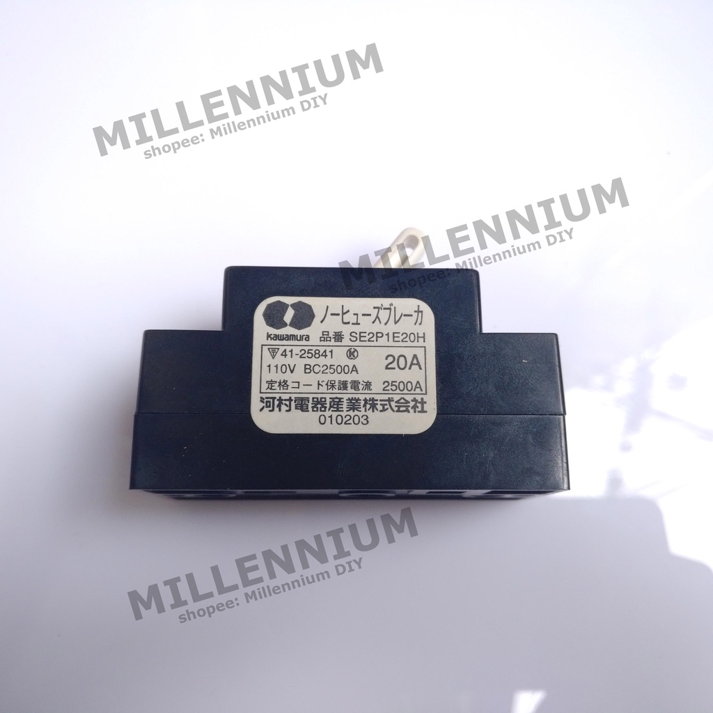 Cầu dao CB Aptomat 20A 2P 2 Cực Kawamura 110V hàng Nhật Japan mới 100% ...