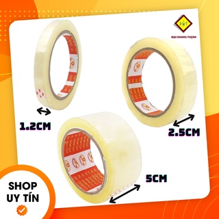 Băng keo trong 1,2cm 2,5cm 5cm keo nhỏ 12mm 25mm 50mm | Shopee Việt Nam