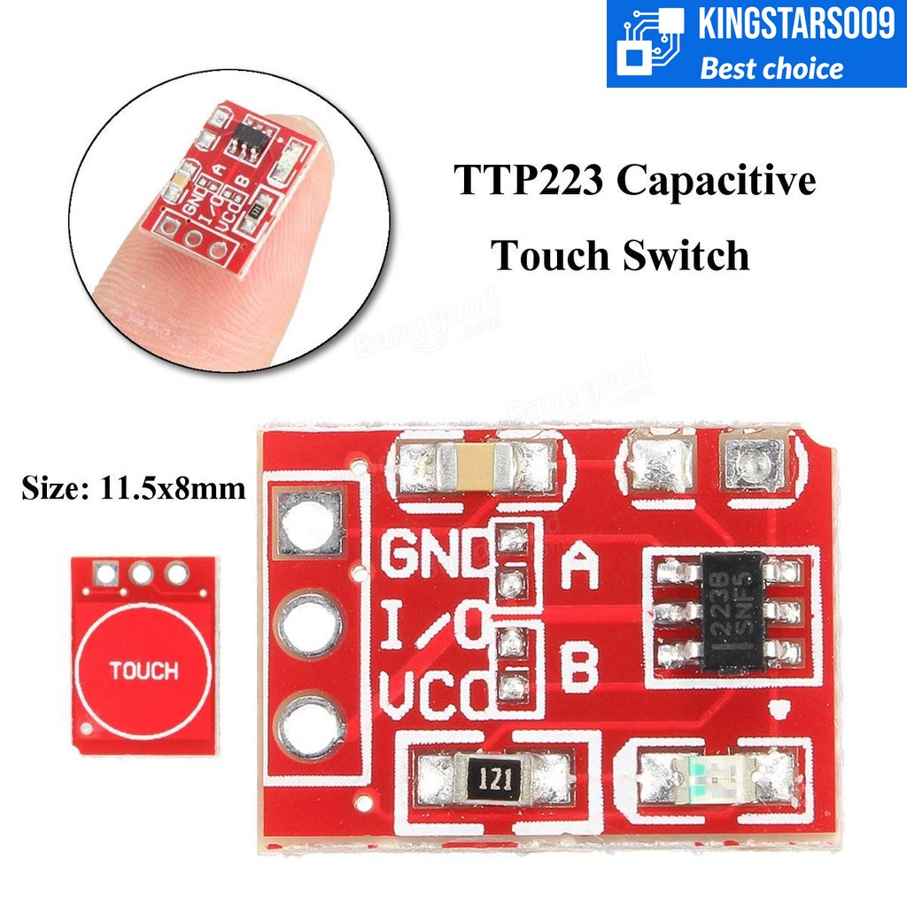 Set 10 mạch cảm ứng chạm điện dung touch TTP223 | Shopee Việt Nam