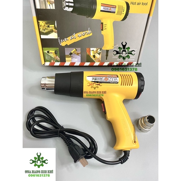 Máy khò nhiệt độ,thổi hơi nóng Peng Long 1600W | Shopee Việt Nam