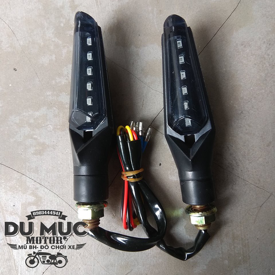 Xi nhan led 5 cạnh (1 đôi) - độ các dòng xe classic- cafe racer ...