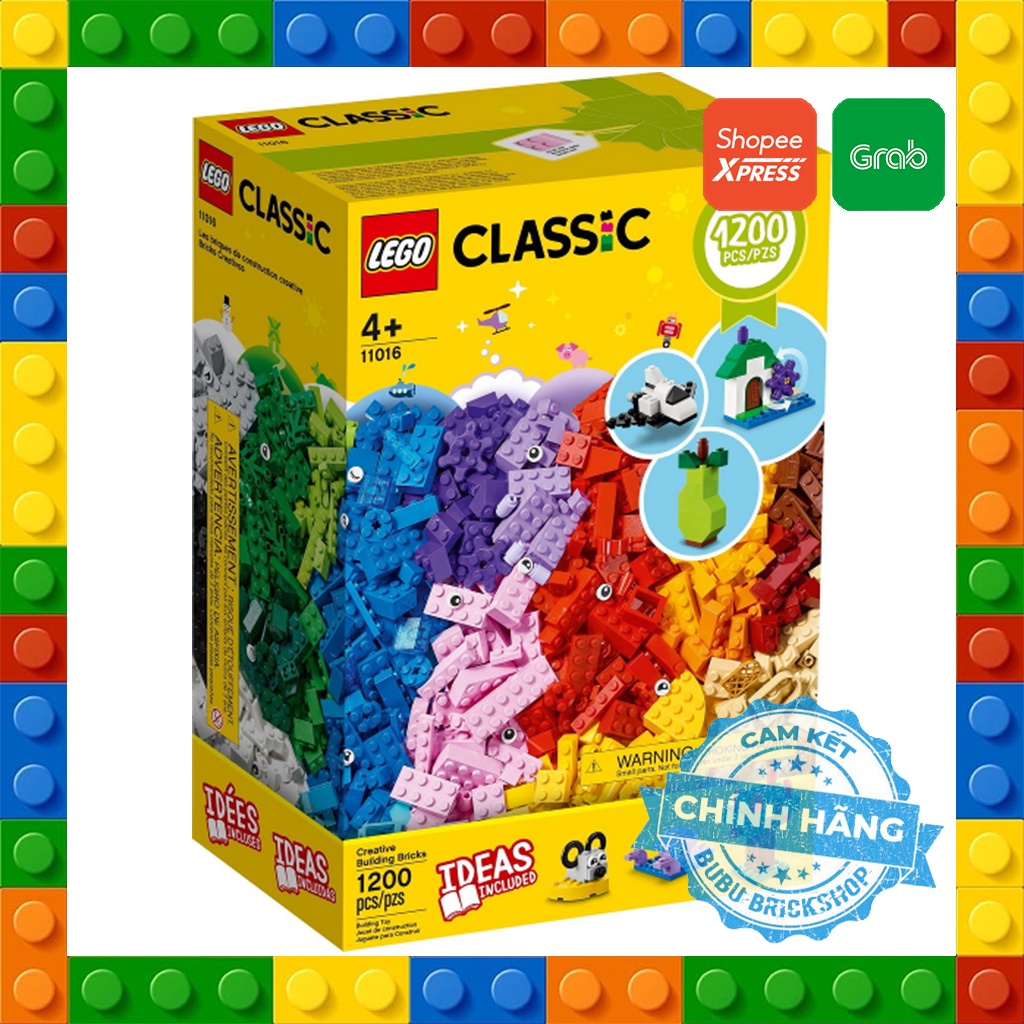 Lego Classic 11016 - Bộ xếp hình Lego cơ bản | Shopee Việt Nam