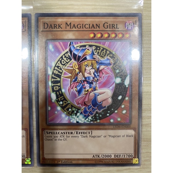 Thẻ bài Yugioh - Dark Magician Girl - LED6-EN000 Common | Shopee Việt Nam