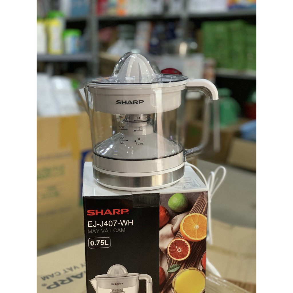 Máy Vắt Cam Sharp EJ-J407(Trắng/ Đen) Mẫu Mới 2020 - Hàng Chính Hãng ...