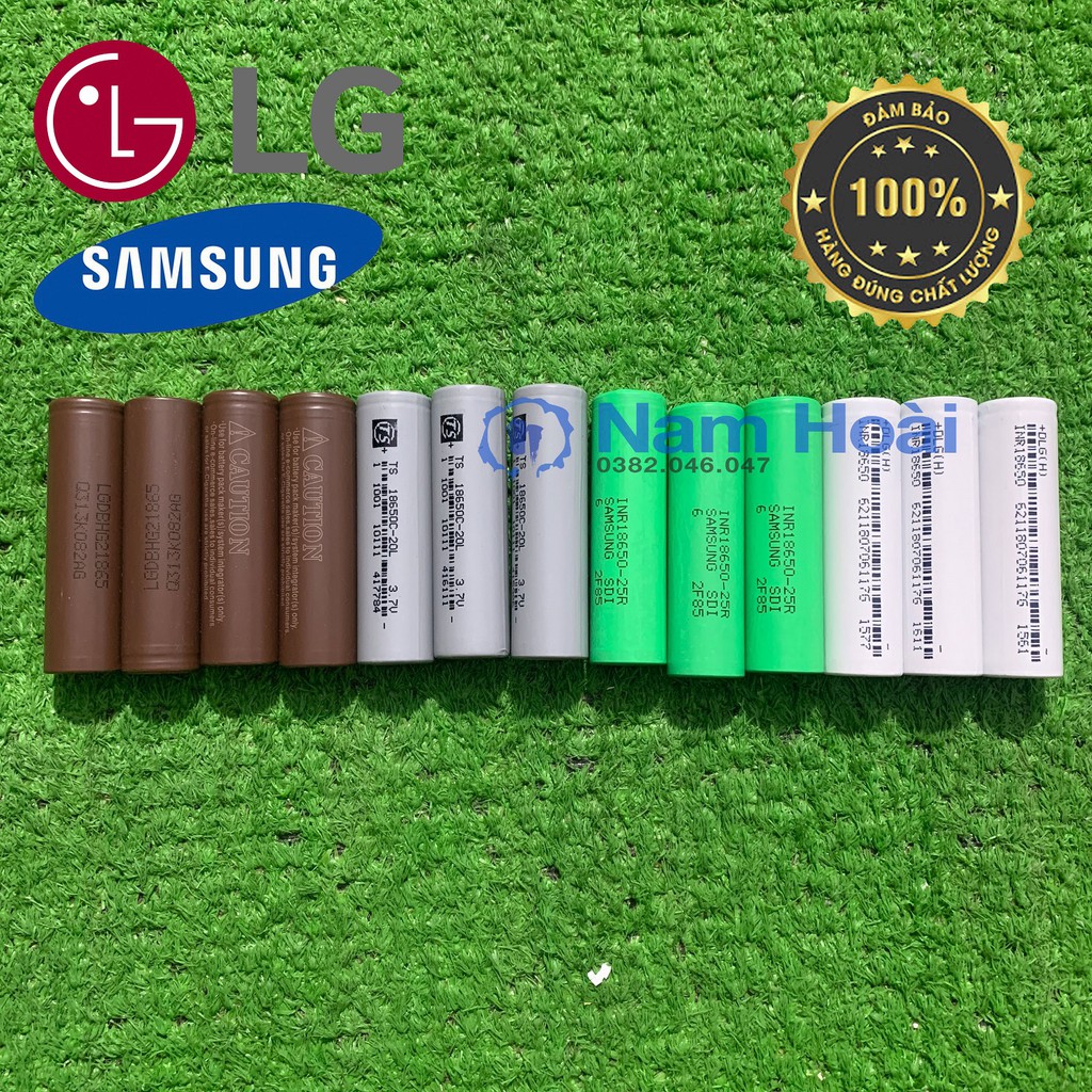 Pin Cell 18650 3200mAh 2500mAh 2000mAh 1500Ah - Xả Cao 30A | Shopee ...