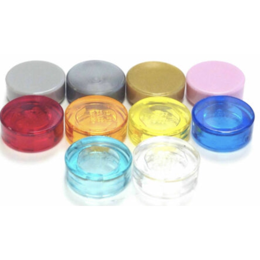 [1 viên] lego chính hãng, Ngói, Tròn 1 x 1, nhiều màu ID 98138, 35380 ...