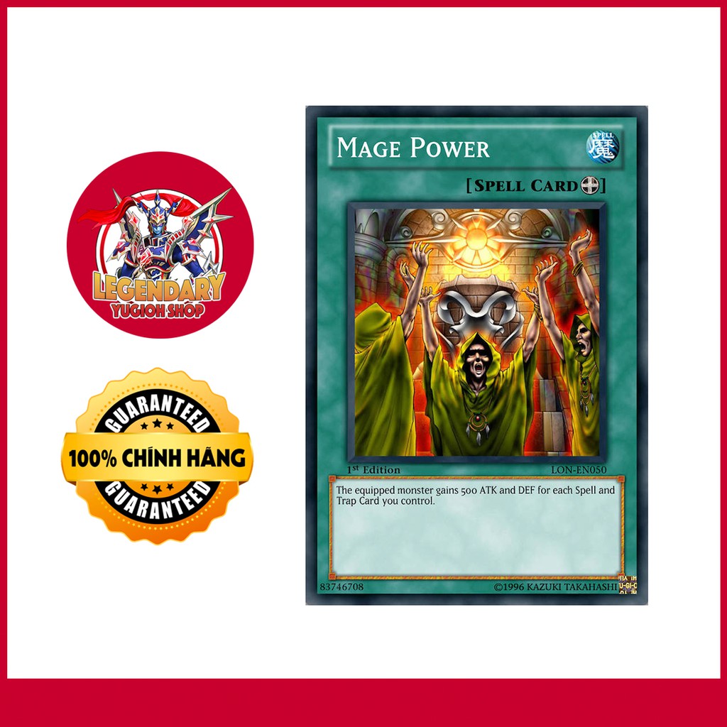 [Thẻ Bài Yugioh Chính Hãng] Mage Power | Shopee Việt Nam