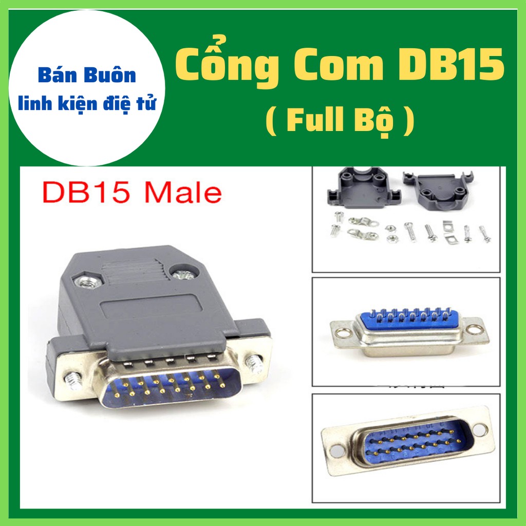 DB15, Jack nối dây DB15 , db15 2 hàng chân [Nhiều Loại] | Shopee Việt Nam
