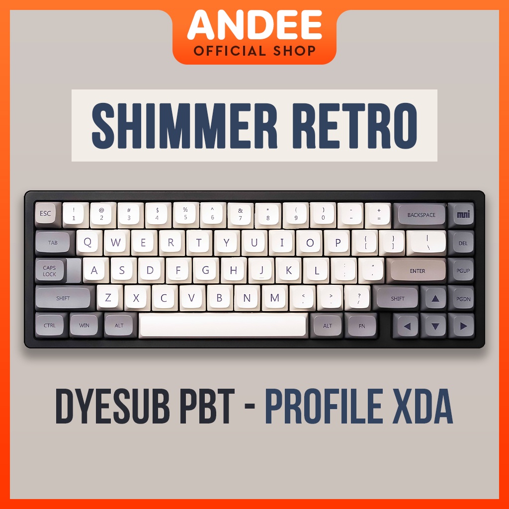 Keycap nút bàn phím XDA Shimmer Retro nhiều màu sắc dễ thương cho bàn ...
