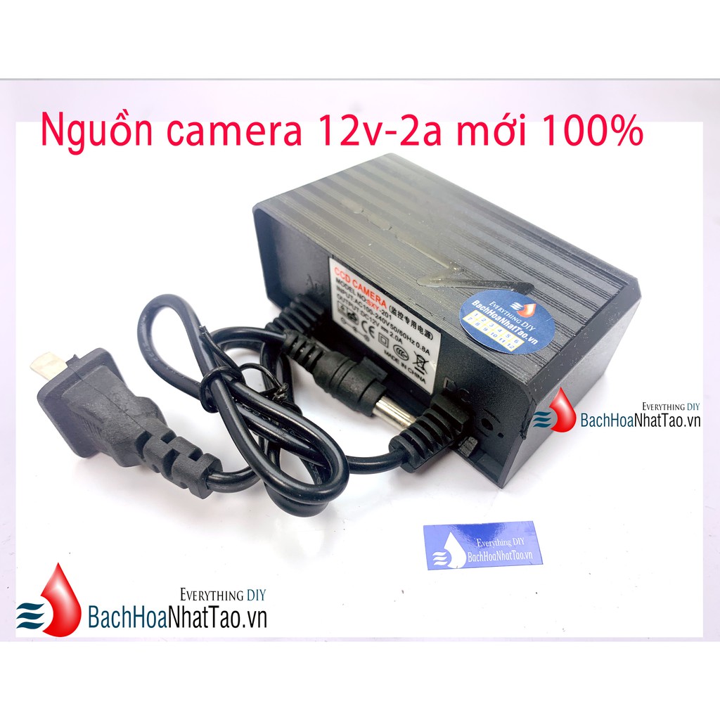 Nguồn CAMERA 12V-2A CÓ MÓC TREO CHUẨN CHỐNG NƯỚC | Shopee Việt Nam