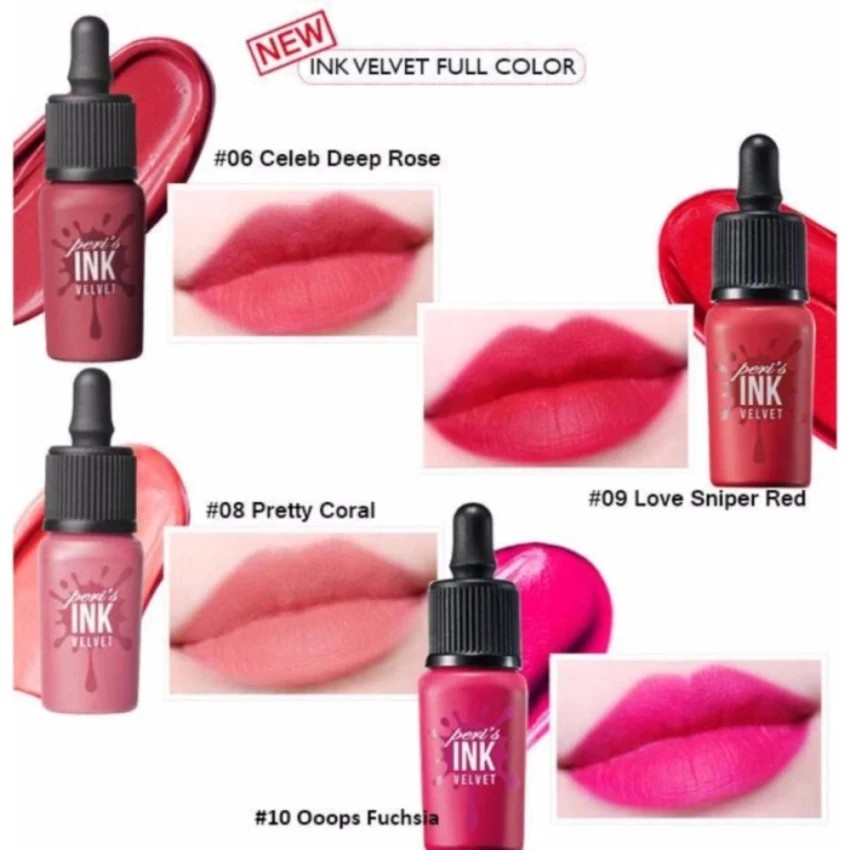 Son kem lì Peripera Peri's Ink Velvet | Shopee Việt Nam