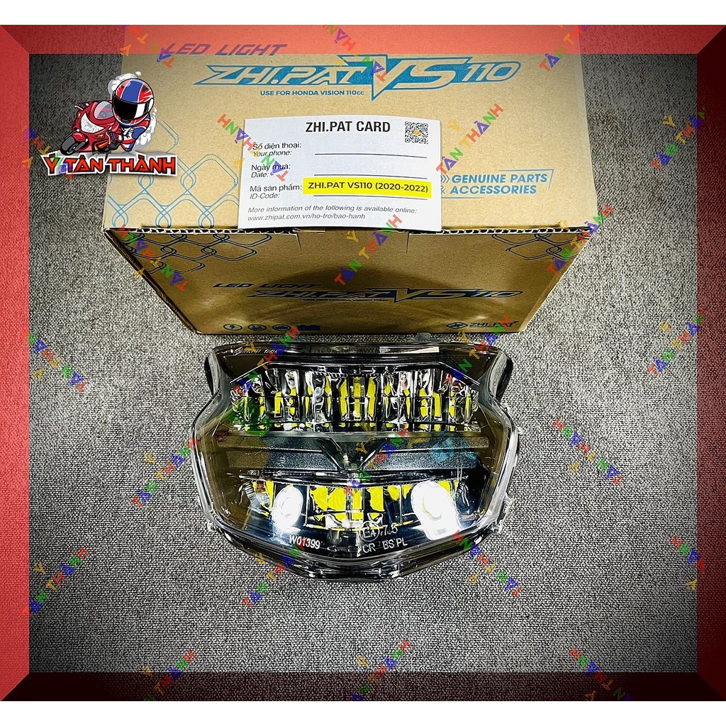 Đèn pha 2 tầng ZhiPat xe Vision 2020-2022 MS04 | Shopee Việt Nam