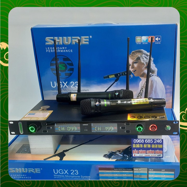 [ Chính Hãng ] Micro không dây SHURE UGX-23 phiên bản 2021 Loại 1 Có ...