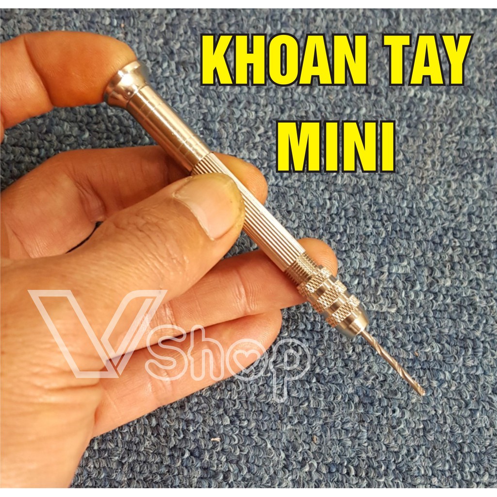 Khoan tay mini thủ công, chế tác. 0,5mm – 3,2mm | Shopee Việt Nam