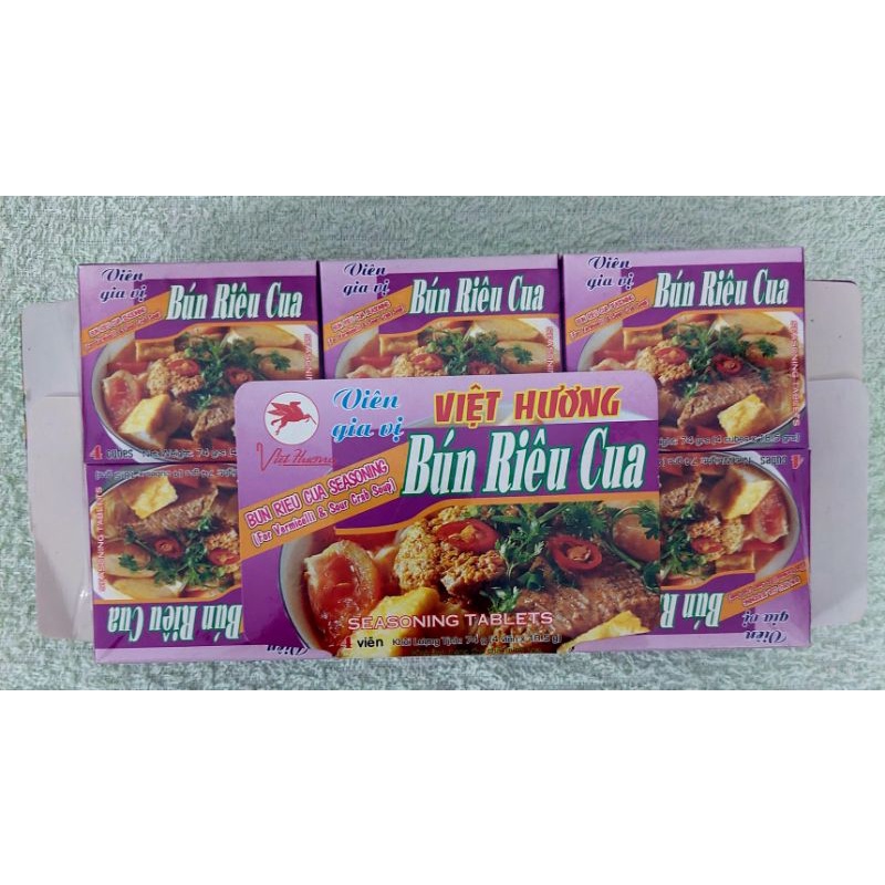 1 lốc bún riêu việt hương 74g(12 hộp) | Shopee Việt Nam