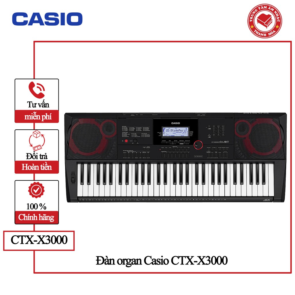 Đàn Organ Casio CTX-X3000 - Keyboard Casio CTX-X3000 - Hàng chính hãng ...