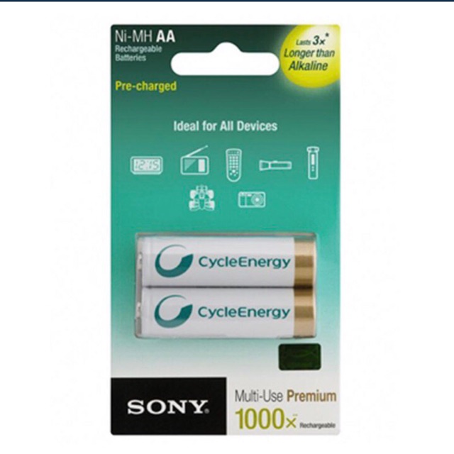 Pin sạc AA Sony 2100 mAh vỉ 2 viên. Hàng chính hãng | Shopee Việt Nam