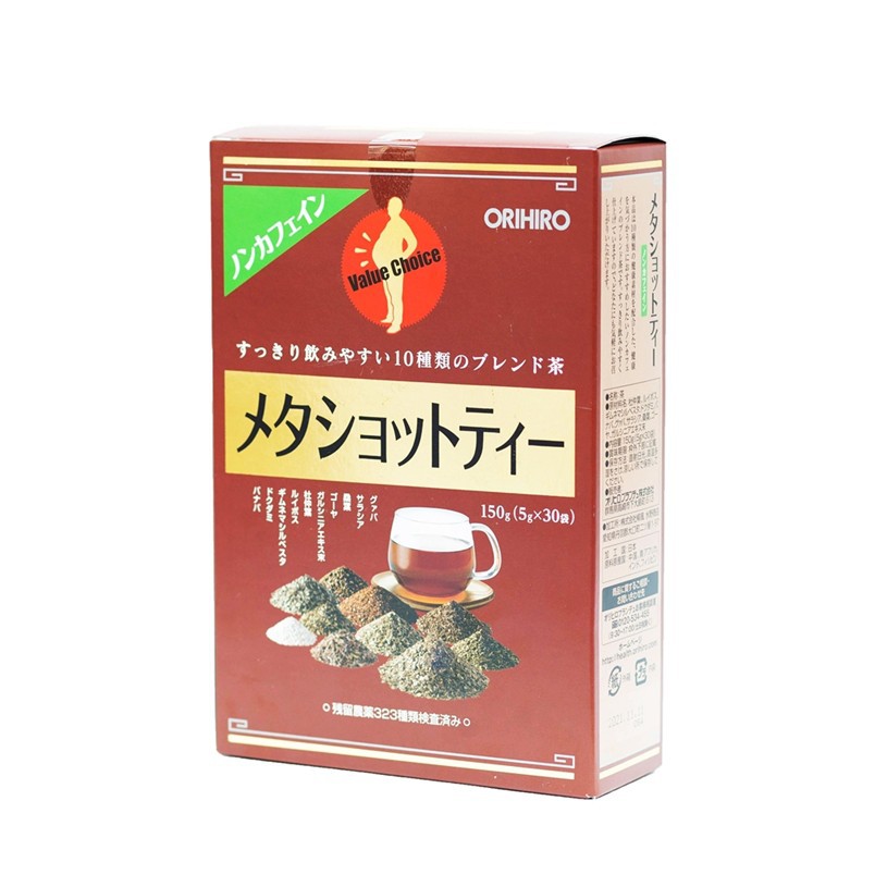 Trà Meta Shot Orihiro hỗ trợ giảm mỡ bụng 30 gói/hộp | Shopee Việt Nam