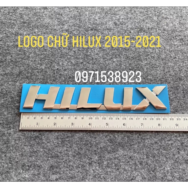 LOGO CHỮ HILUX CAO CẤP GIÁ RẺ DÁN XE TOYOTA HILUX | Shopee Việt Nam