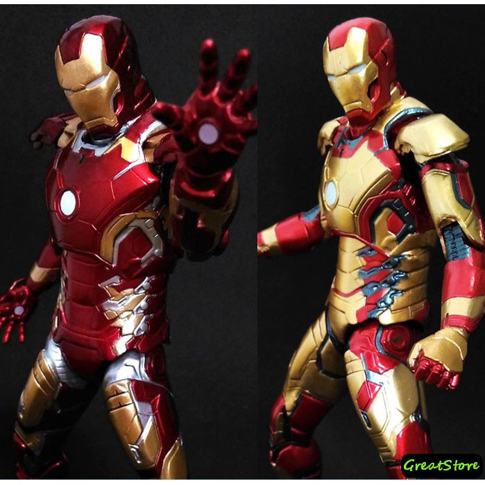 ( HÀNG CÓ SẴN ) MÔ HÌNH NHÂN VẬT IRON MAN MK42 MK43 AVENGER 3 CỬ ĐỘNG ...
