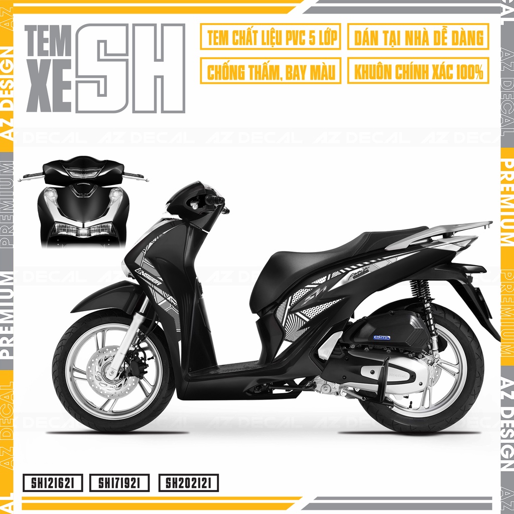 Tem Chế SH Chủ Đề Họa Tiết Mới Nhất | SH21 | Tem Rời SH 2012-2025 Chống ...