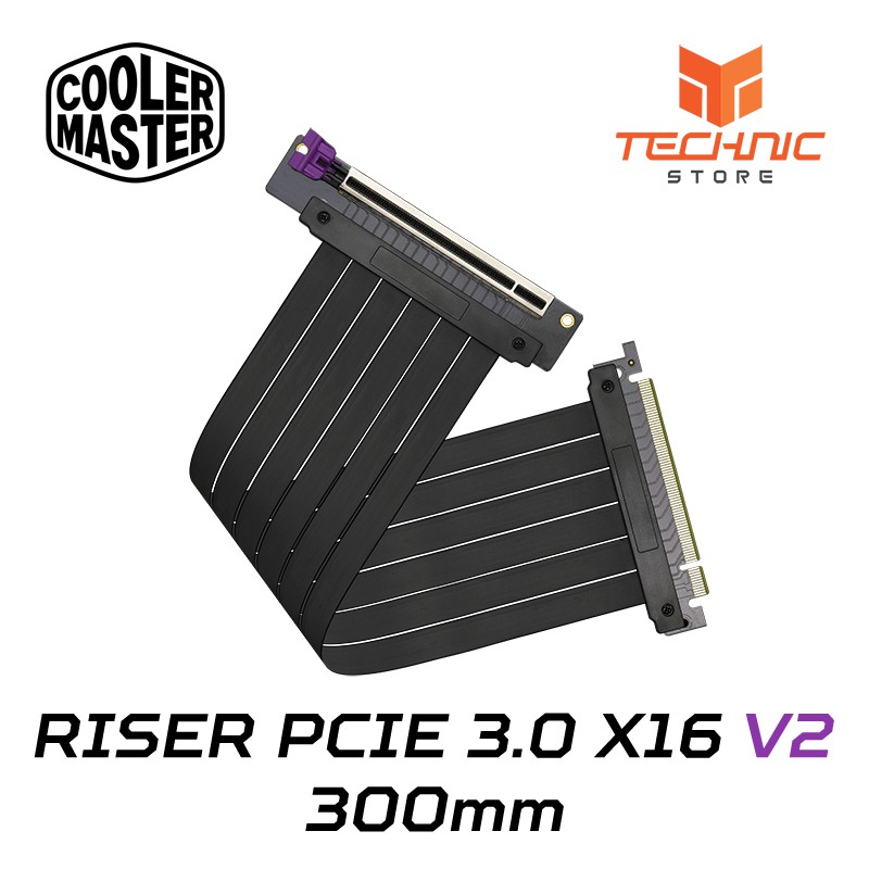 Cáp Riser Cooler Master PCIe 3.0 x16 Ver 2 300mm | Shopee Việt Nam