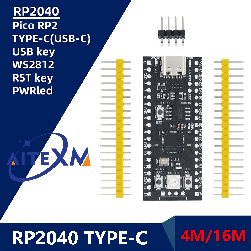 Bảng Mạch RP2040 Lõi TYPE-C USB-C Cho Raspberry Core Board 4MB /16MB RP2 Raspberry Pi Pico ...