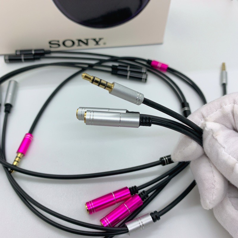 Jack chia tai nghe 1 cổng 3.5mm thành 2 cổng 3.5mm | Shopee Việt Nam