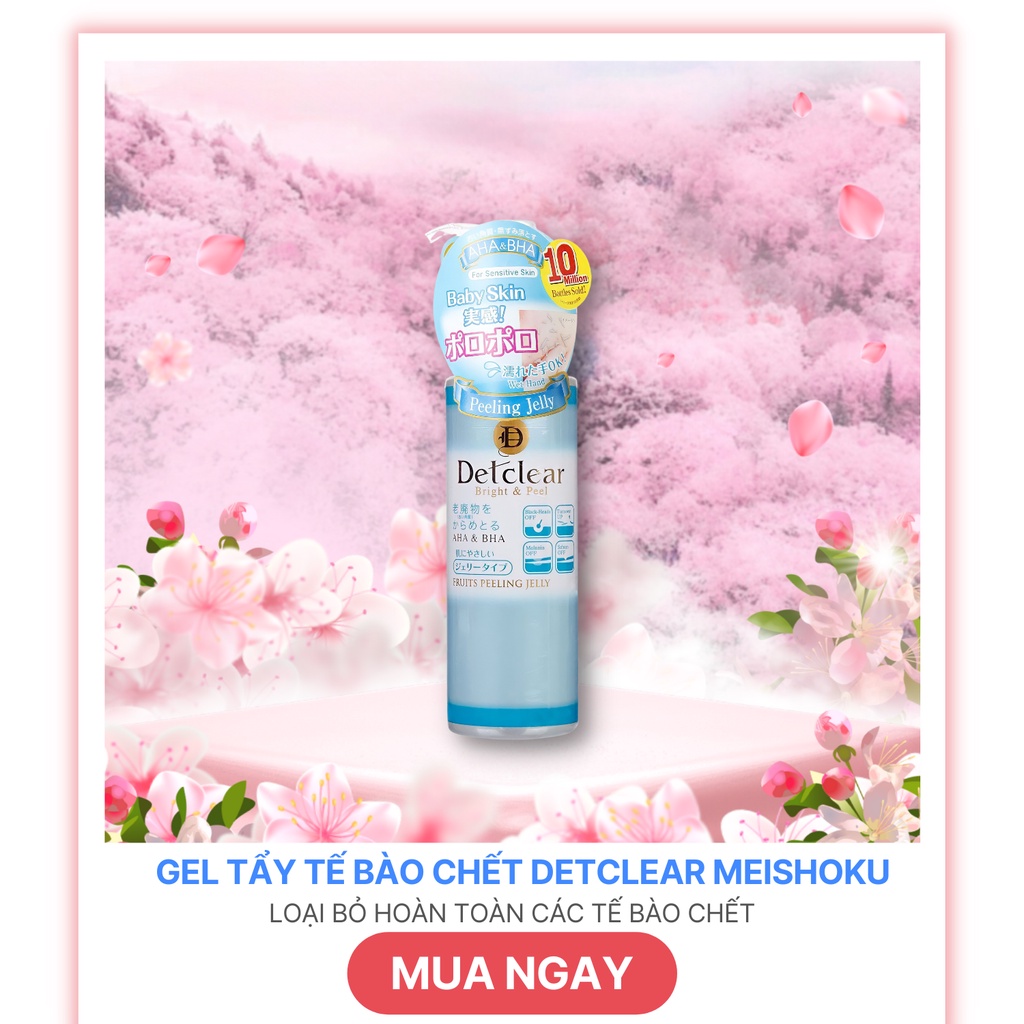 Gel tẩy tế bào chết Detclear xanh không màu không mùi 180ml | Shopee Việt Nam