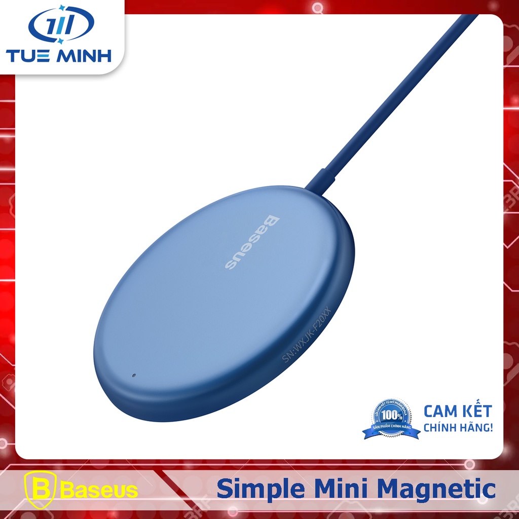 Sạc không dây cho IP Baseus Simple Mini Magnetic Wireless Charger ...