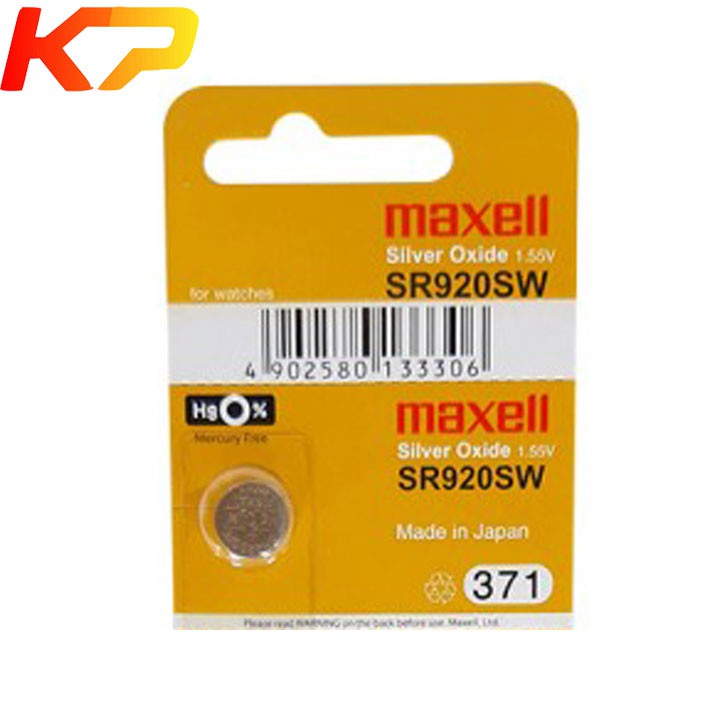 pin đồng hồ sr920sw sr920 371 maxell chính hãng. | Shopee Việt Nam